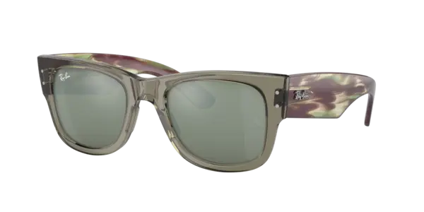 Ray-ban Mega Wayfarer Sunglasses - Silver