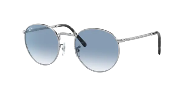 Ray-ban Round Frame Sunglasses - Clear Gradient Blue