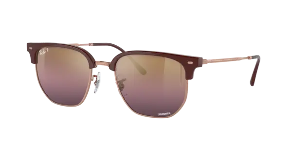 Ray-ban Clubmaster Sunglasses - Gold,red
