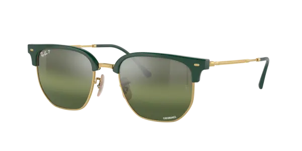Ray-ban Clubmaster Sunglasses - Silver,green