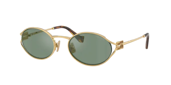 Miu Miu Sunglasses - Green Mirror Internal Silver