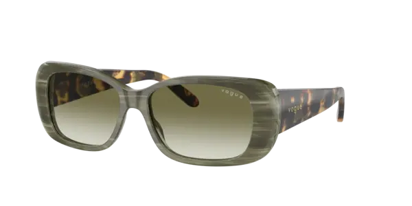 VOGUE EYEWEAR Sunglasses - Clear Gradient Dark Green