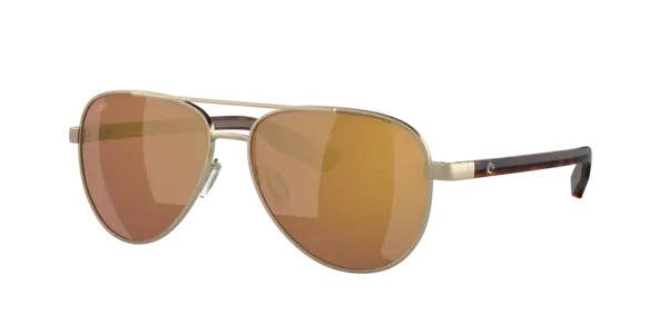 COSTA Aviator Sunglasses - Gold Mirror