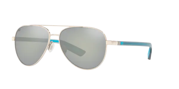 COSTA Aviator Sunglasses - Gray Silver Mirror