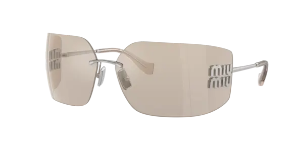 Miu Miu Mu 54ys Sunglasses - Ivory Mirror