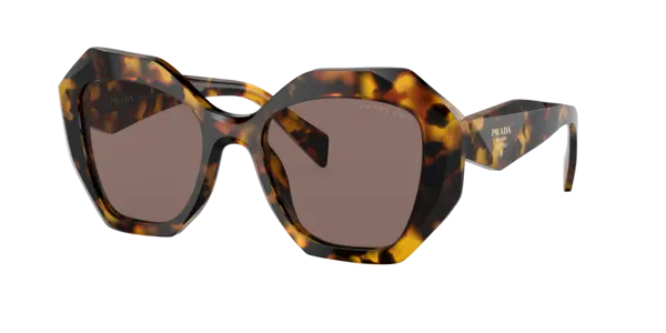 Prada Tortoise Octagon Sunglasses - Polar Light Brown