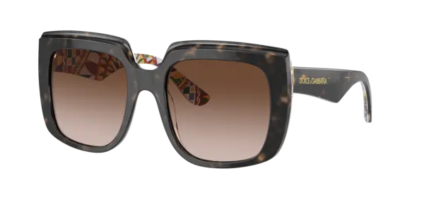 Dolce & Gabbana Havana Sunglasses - Gradient Brown