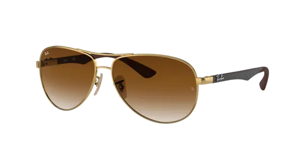 Ray-ban Carbon Fibre Aviator Sunglasses - Light Brown Gradient