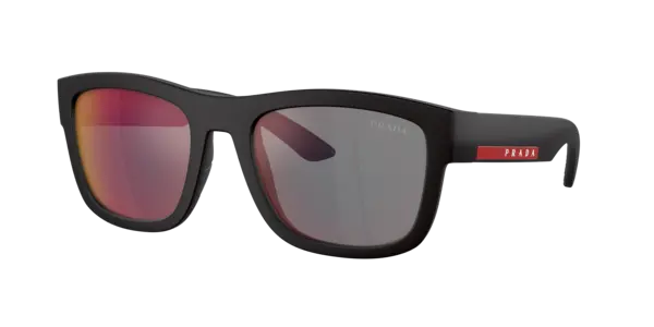 Prada Sunglasses - Dark Grey Mirror Blue,red