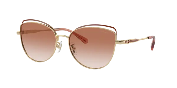 COACH Cat Eye Sunglasses - Amber Gradient