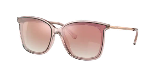 Michael Kors Zermatt Sunglasses - Rose Gold Gradient Mirror