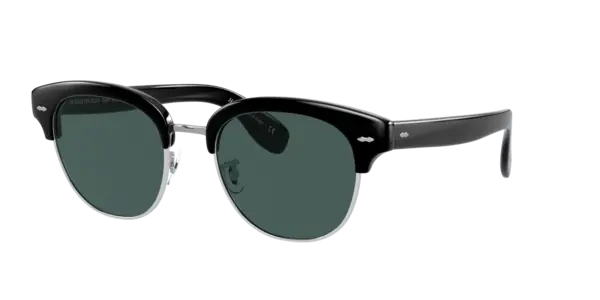 Oliver Spencer Clubmaster Sunglasses - Blue Polarized