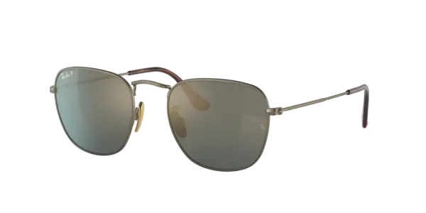 Ray-ban Frank Titanium Sunglasses - Crystal Blue Polarized