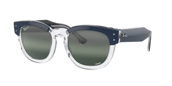Ray-ban Mega Hawkeye Chromance Sunglasses - Clear,blue