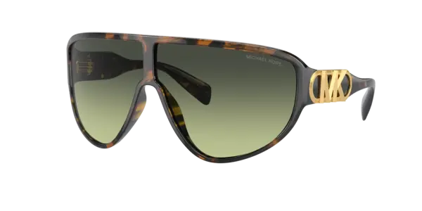 Michael Kors Empire Shield Sunglasses - Light Green Gradient