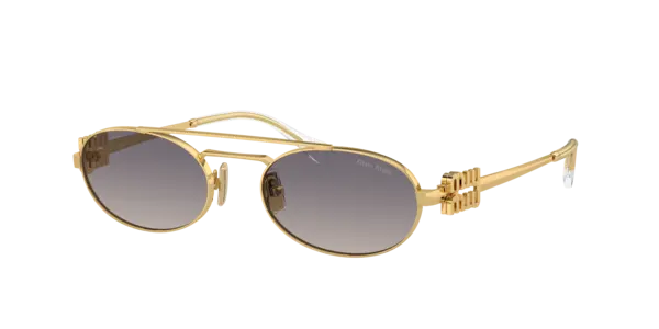 Miu Miu Mu 54zs Sunglasses - Grey Gradient Mirror