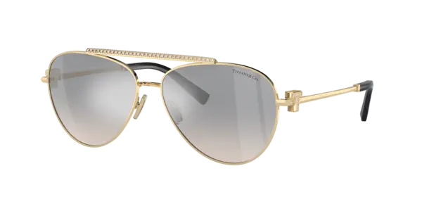 Tiffany & Co. Aviator Sunglasses - Blue Silver