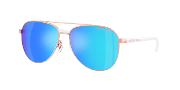 Michael Kors Aviator Sunglasses - Blue Mirror