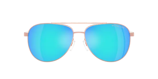 Michael Kors Aviator Sunglasses - Blue Mirror