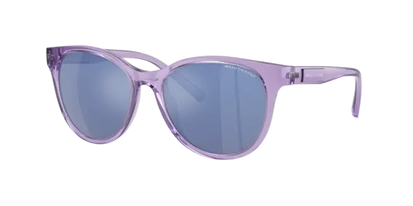 Armani Exchange Sunglasses - Blue Violet Mirror Silver