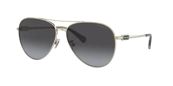 COACH Aviator Sunglasses - Grey Gradient