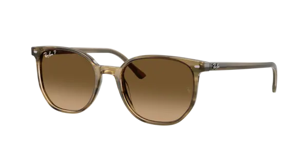 Ray-ban Elliot Sunglasses - Polarized Brown Gradient