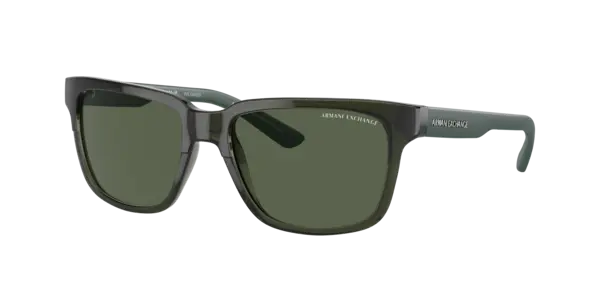 Armani Exchange Ax4026s Sunglasses - Dark Green Polarized