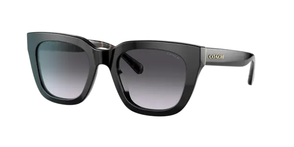 COACH Floral Print Sunglasses - Grey Gradient