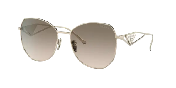 Prada Pr 57ys Sunglasses - Light Brown Gradient Light Grey
