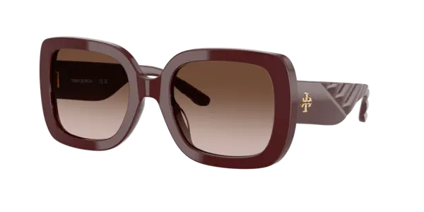 Tory Burch Full Rim Sunglasses - Brown Gradient