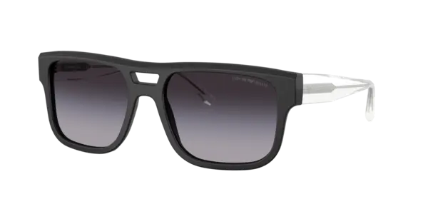 Emporio Armani Square Frame Sunglasses - Grey Gradient