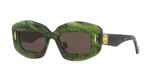 Loewe Chunky Anagram Sunglasses - Brown