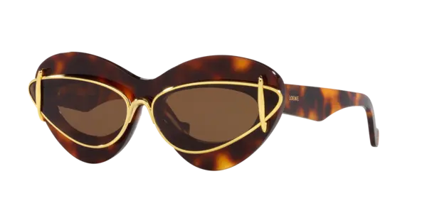 Loewe Double Frame Sunglasses - Brown