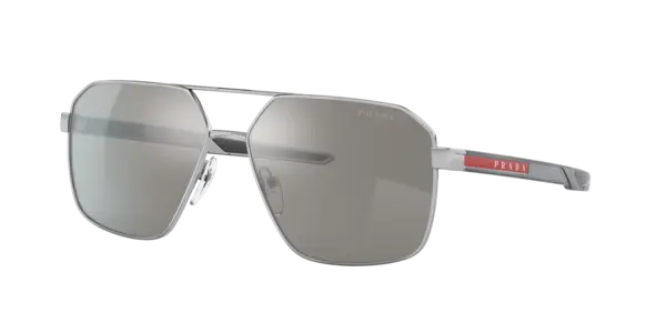 Prada Sunglasses - Light Grey Mirror Silver