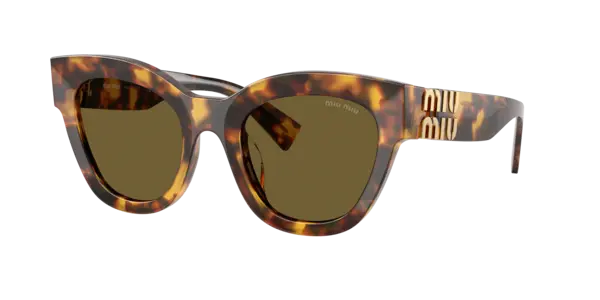 Miu Miu Mu 01ys Sunglasses - Dark Brown