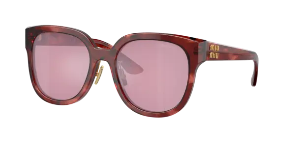 Miu Miu Mu 01zs Sunglasses - Bordeaux