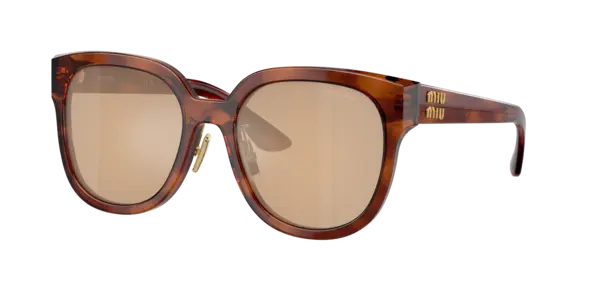 Miu Miu Mu 01zs Sunglasses - Orange Mirror Internal Silver
