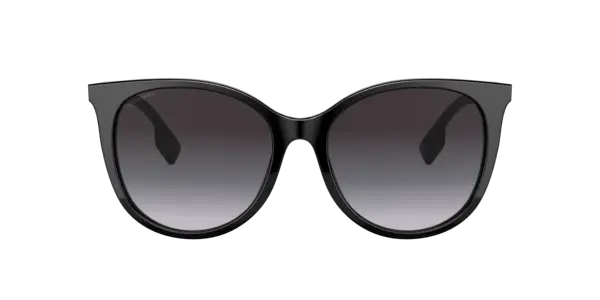 Burberry Black Acetate Sunglasses - Grey Gradient