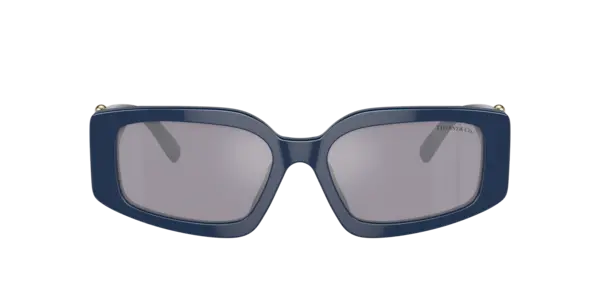 Tiffany & Co. Prada Rectangular Sunglasses - Violet Mirror Silver