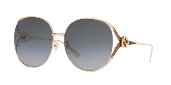Gucci Sunglasses Gg0225s - Grey Gradient