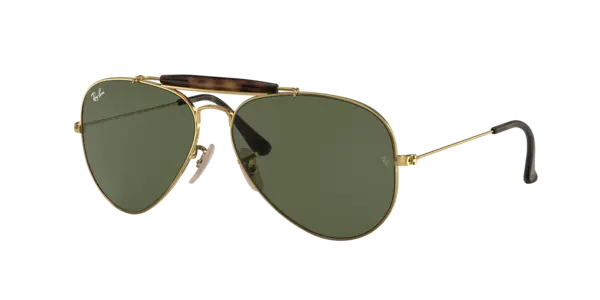 Ray-ban Outdoorsman Havana Collection Sunglasses - G-15 Green