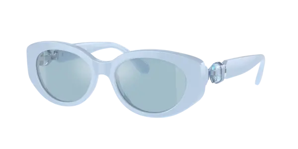 SWAROVSKI Sunglasses - Light Blue Mirror Silver
