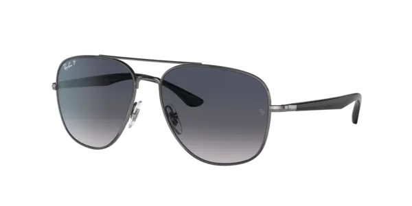 Ray-ban Rb3683 Sunglasses - Blue & Grey Polarized