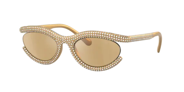 SWAROVSKI Sunglasses - Light Yellow Mirror Silver Internal