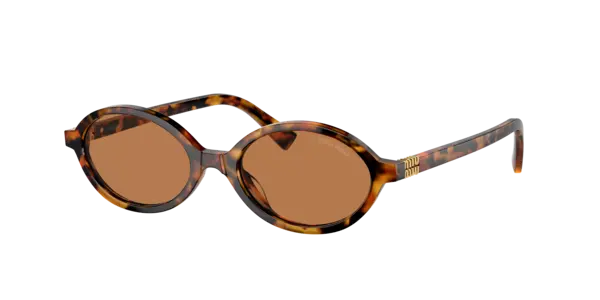 Miu Miu Mu 04zs Sunglasses - Brown