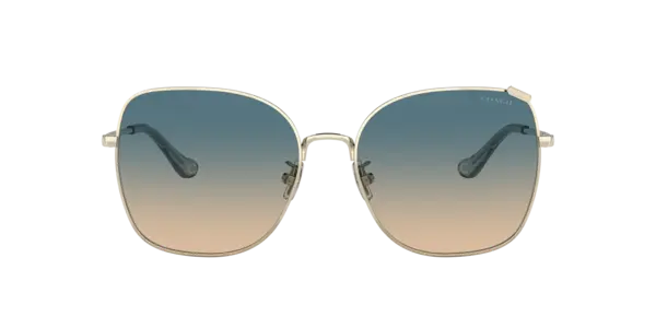 COACH Butterfly Sunglasses - Blue Yellow Gradient