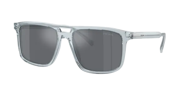 Prada Pr A22s Sunglasses - Dark Grey Flash Silver