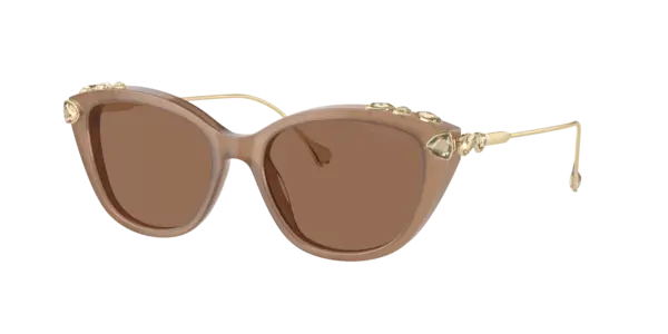 SWAROVSKI Full Rim Cat Eye Sunglasses - Bronze