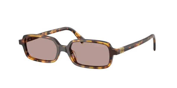 Miu Miu Mu 11zs Sunglasses - Light Purple Brown