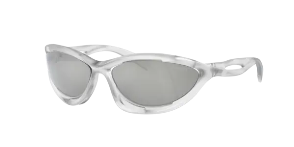 Prada Sunglasses - Clear Mirror Silver 80